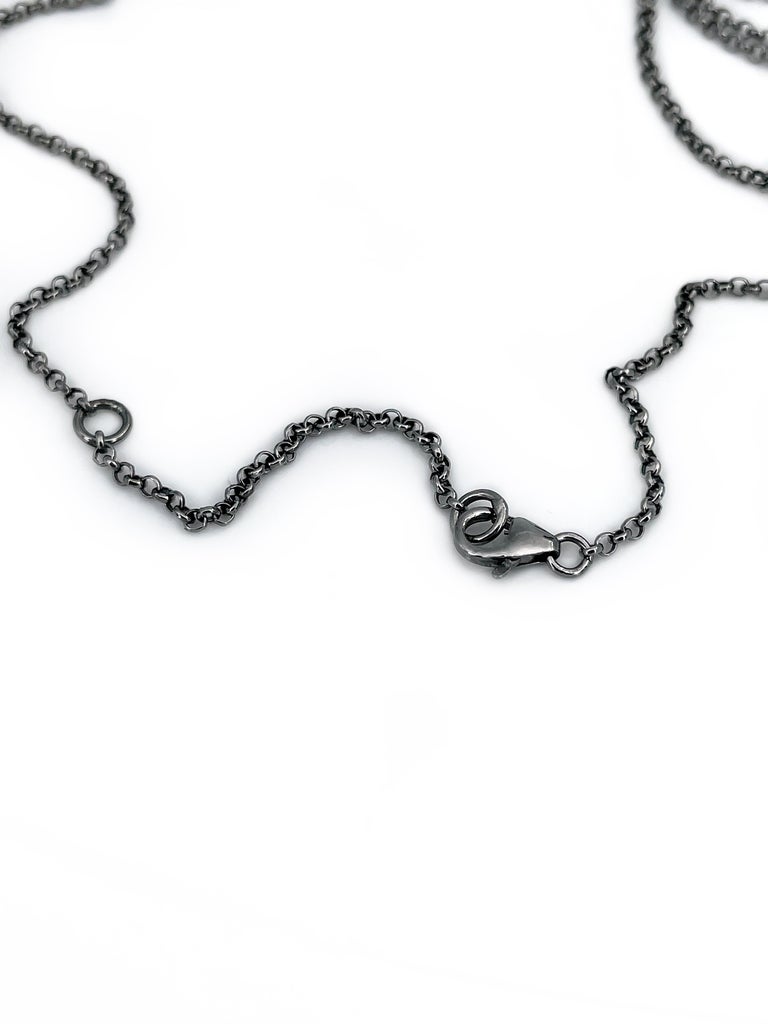 Amedeo 925 Silver Shell Skull Cameo 0.16 Carat Black Diamond Pendant ...