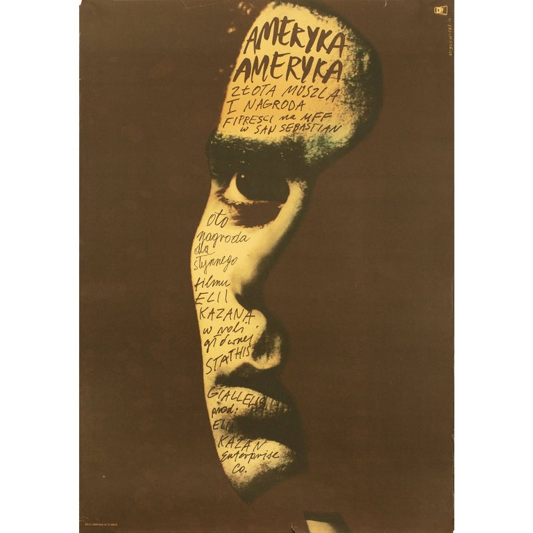 America, America 1964 Polish A1 Film Poster For Sale at 1stDibs