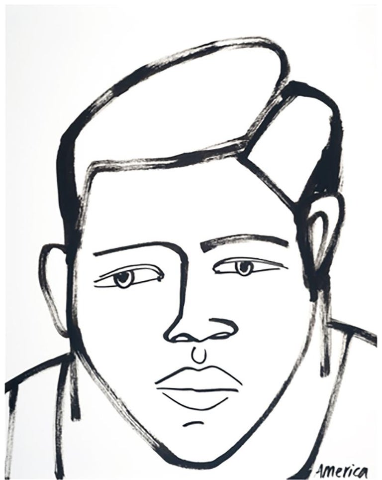 Joe Louis Drawing