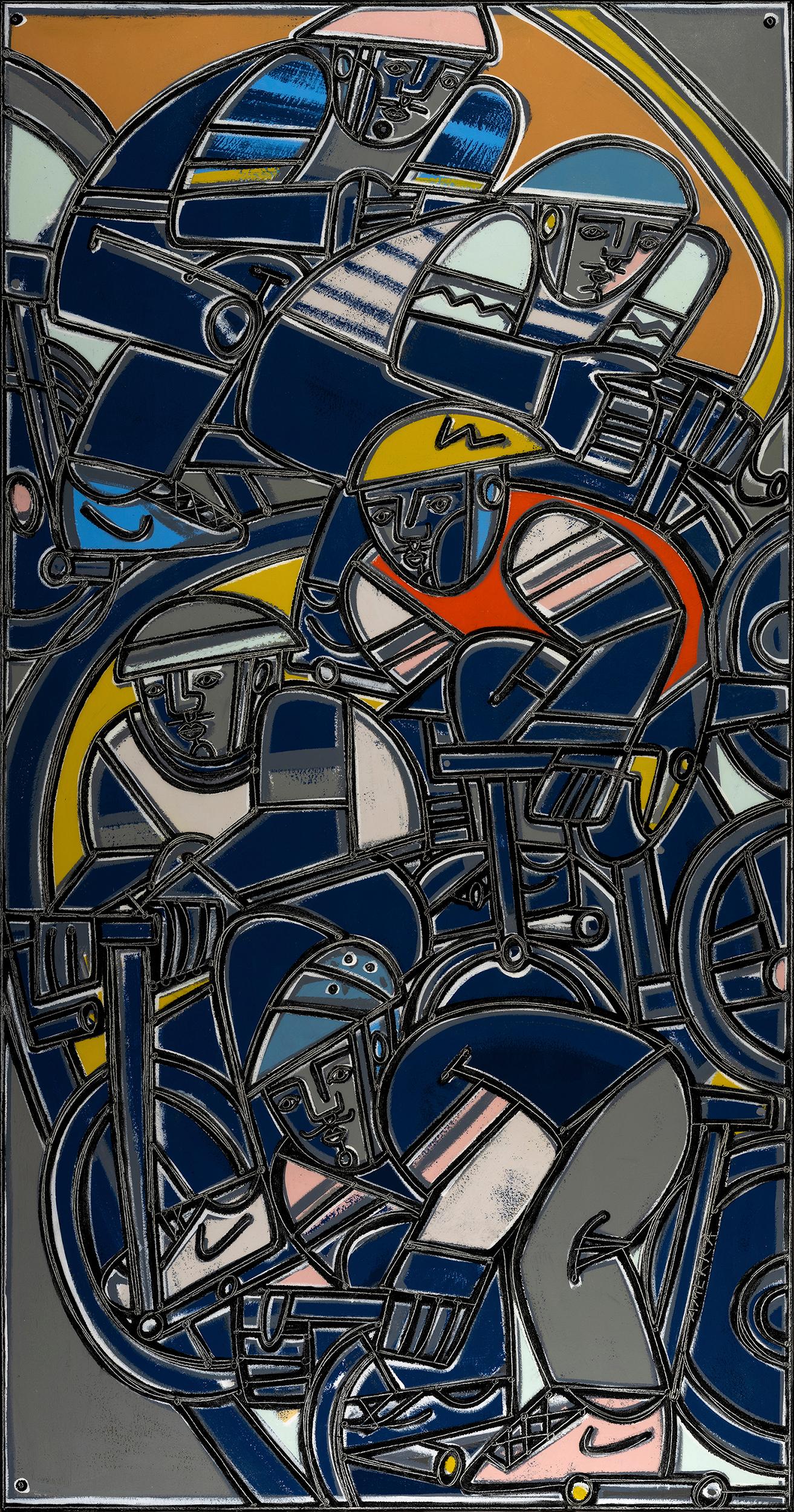 Danny Galieote - Boardwalk Beauty, Danny Galieote, Oil on Canvas, Pop ...