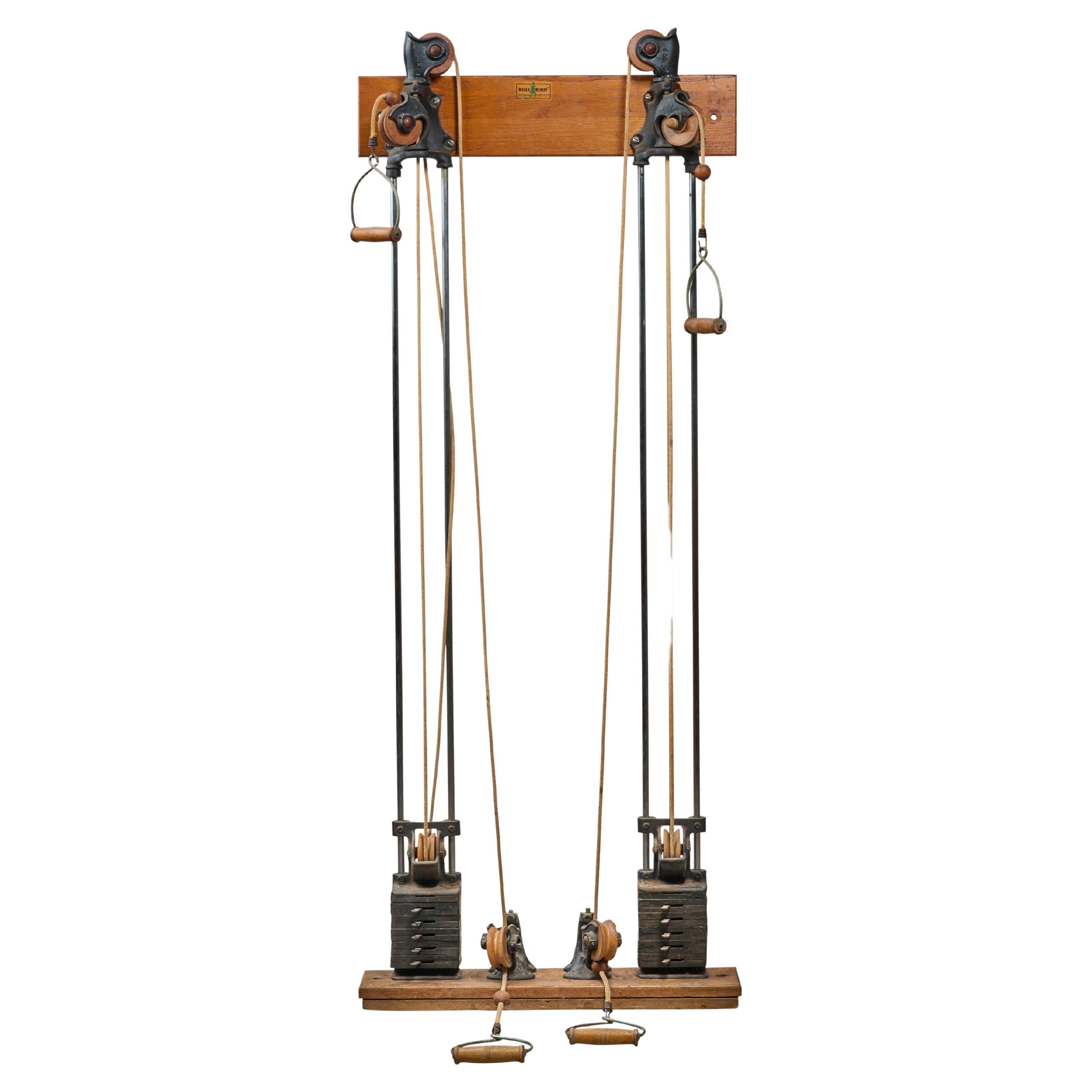 America Wall Mounted Weight Machine For Sale at 1stDibs