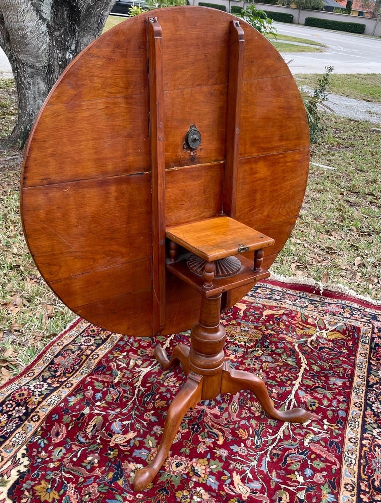 American, 18th Century, Birdcage Tilt Top Table Probably Philadelphia ...