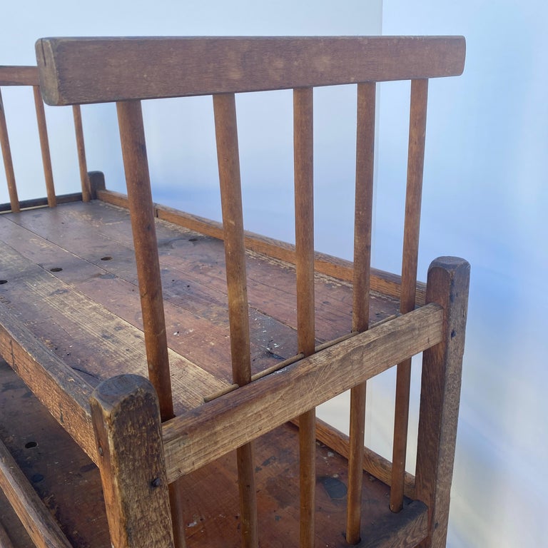 American 1930s Wooden Bread Rack Or Cart at 1stDibs