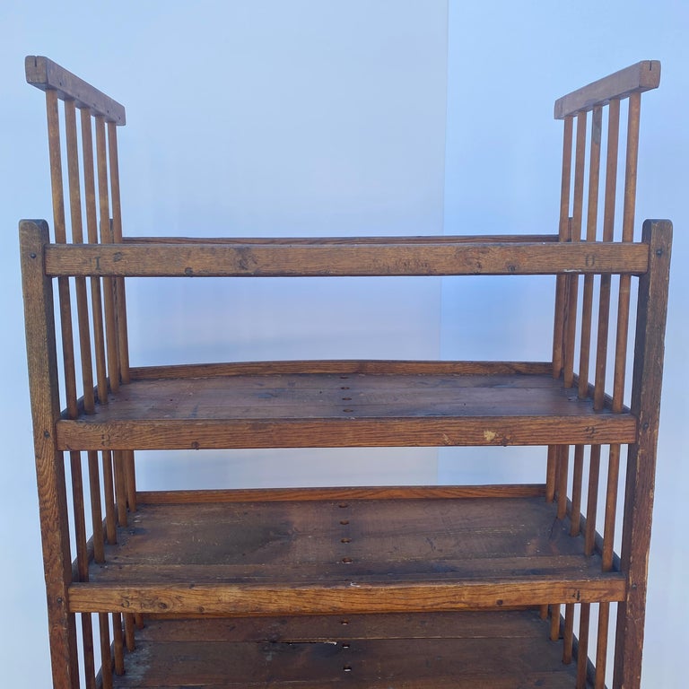 American 1930s Wooden Bread Rack Or Cart at 1stDibs