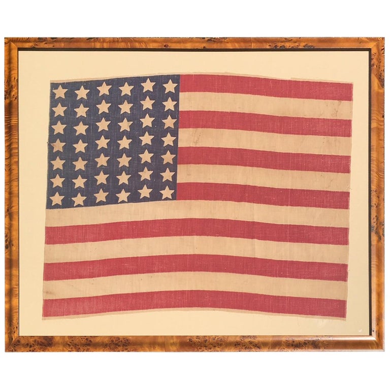 American 42 Star Flag, circa 1890 at 1stDibs