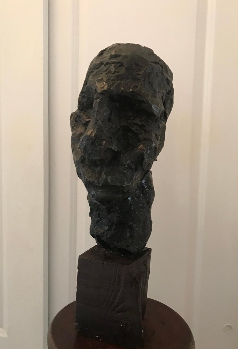 American Abstract Brutalist Man Sculpture For Sale at 1stDibs