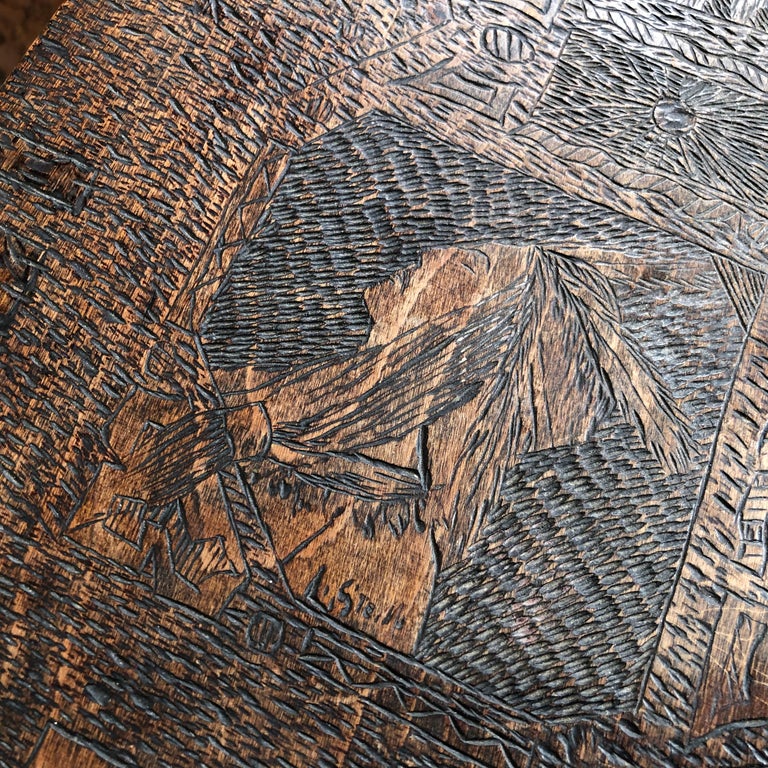 Antique Arts Crafts Native American End Table 1910 For Sale at 1stDibs ...