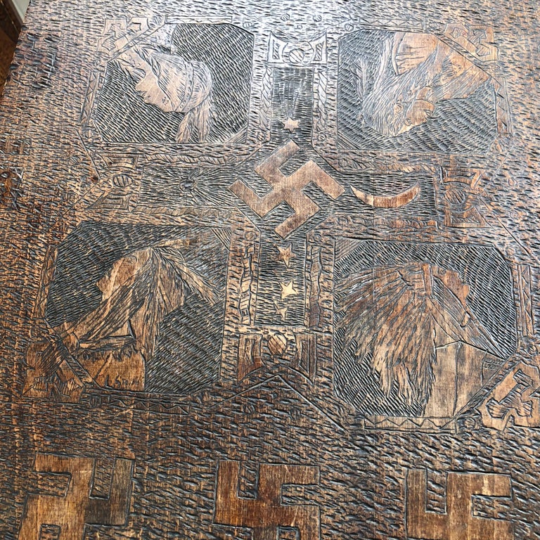 Antique Arts Crafts Native American End Table 1910 For Sale at 1stDibs ...