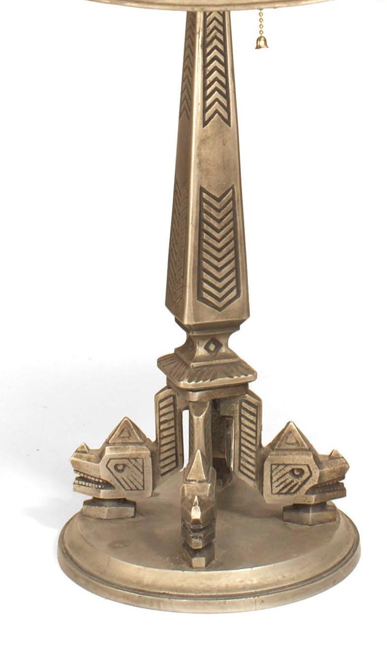 American Art Deco '1920s' "Aztec Design" Table Lamp For Sale at 1stDibs ...