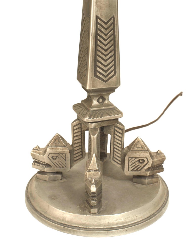 American Art Deco '1920s' "Aztec Design" Table Lamp For Sale at 1stDibs ...