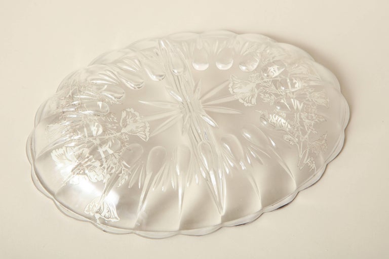 American Art Deco Glass Candy/Nut Dish For Sale at 1stDibs