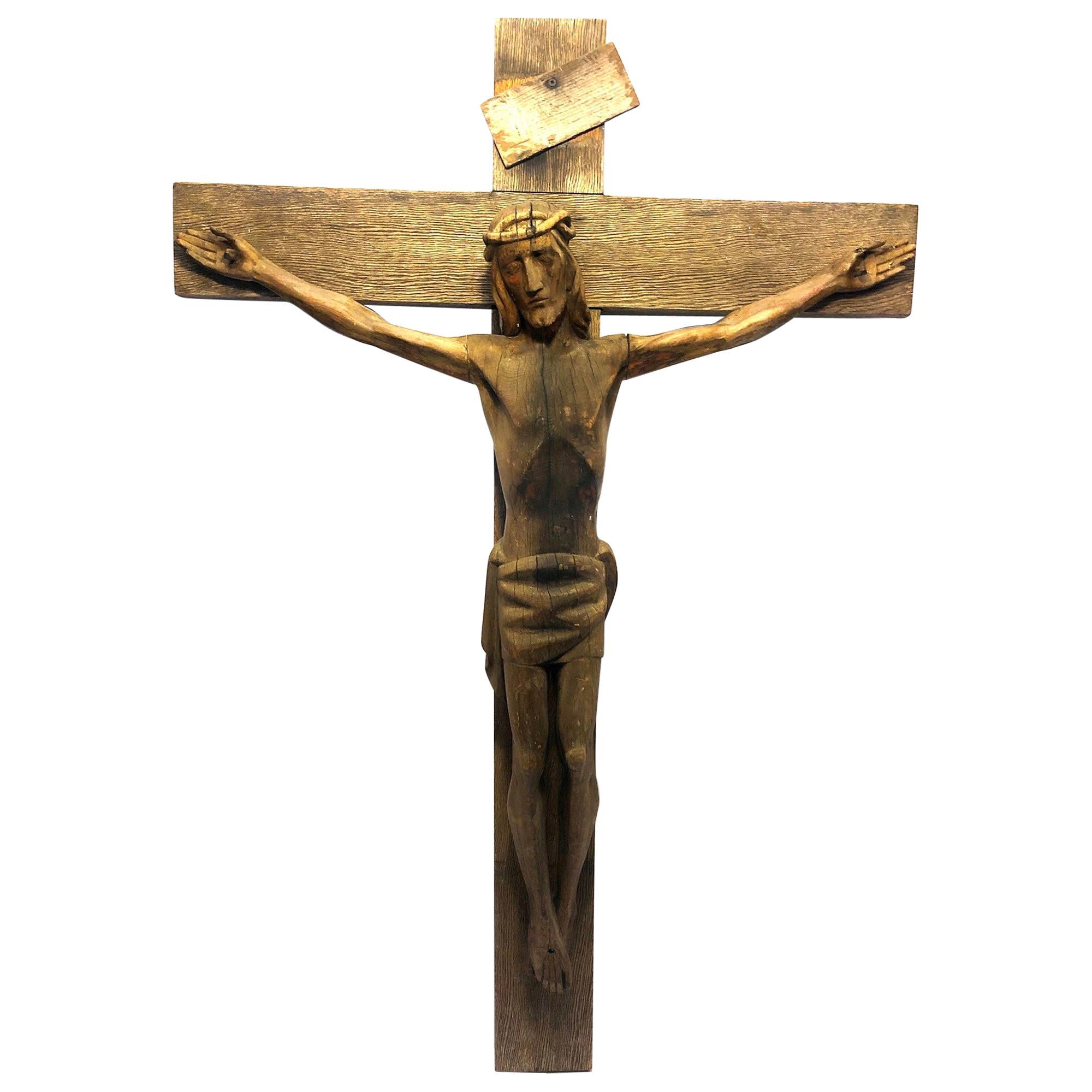 Art Deco Neon Lighted Crucifix at 1stDibs | chrome neon jesus cross for ...
