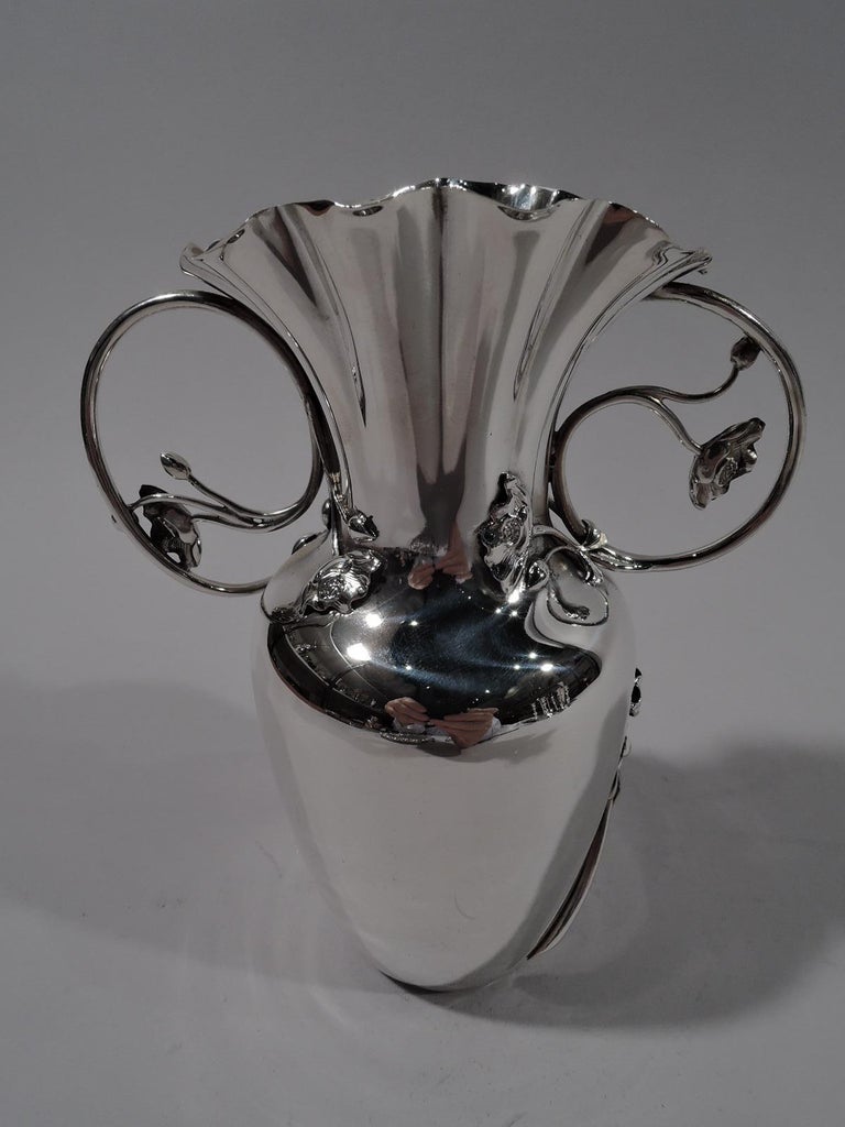 American Art Nouveau Sterling Silver Bud Vase by Shiebler For Sale at ...