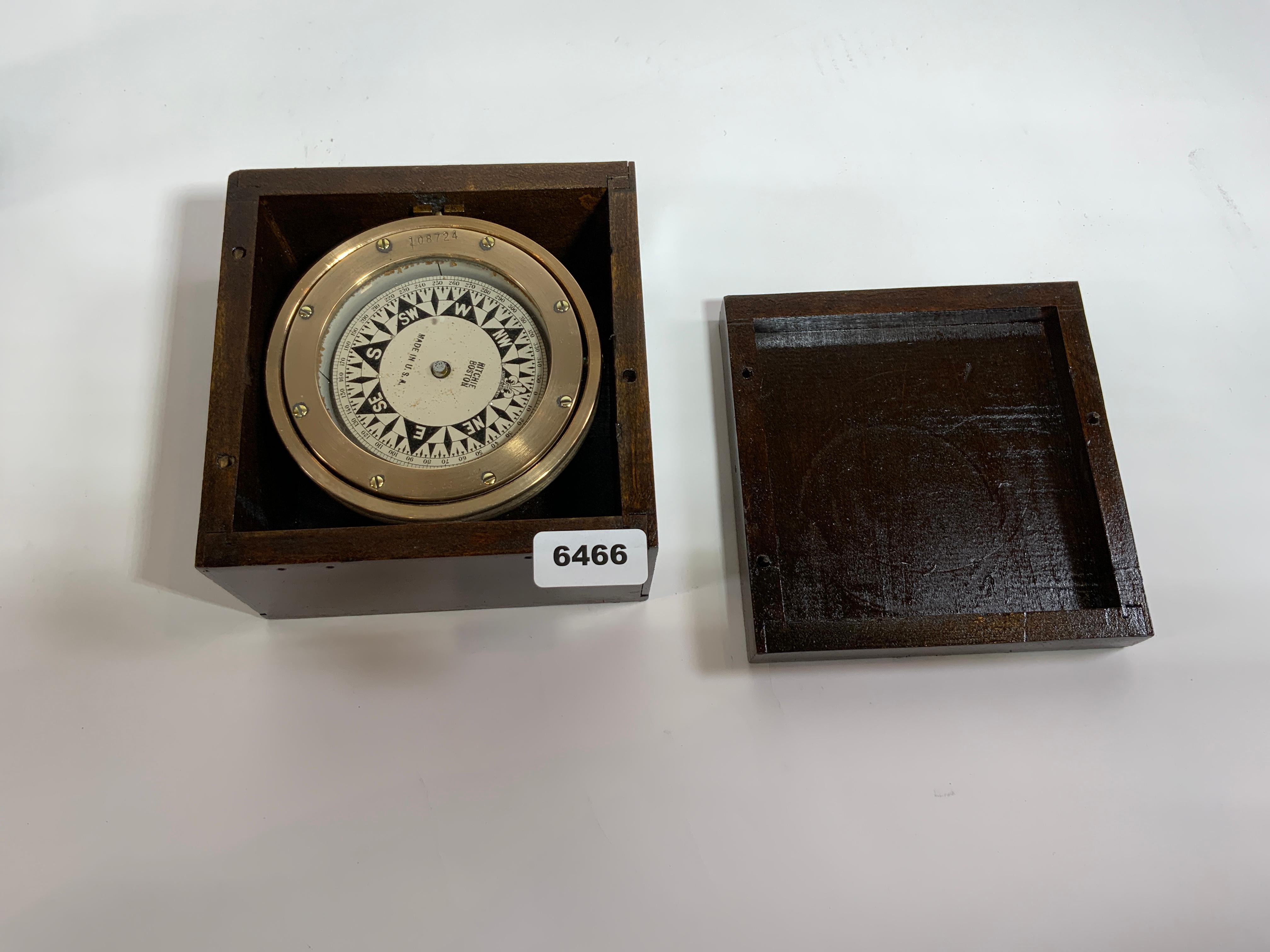 American Boat Boxed Compass by Ritchie at 1stDibs