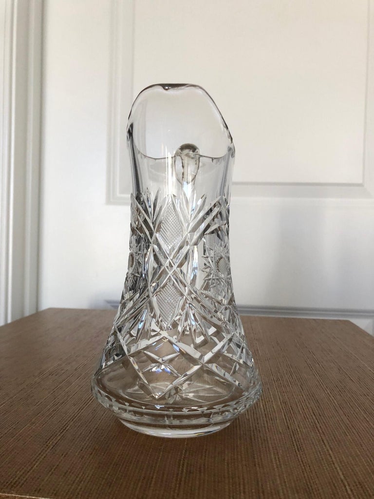 American Brilliant Cut Glass Pitcher At 1stdibs