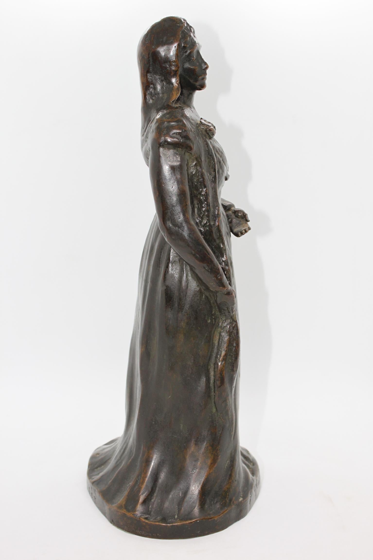 American Bronze Sculpture by Roman Bronze Works NY Foundry, 19th ...