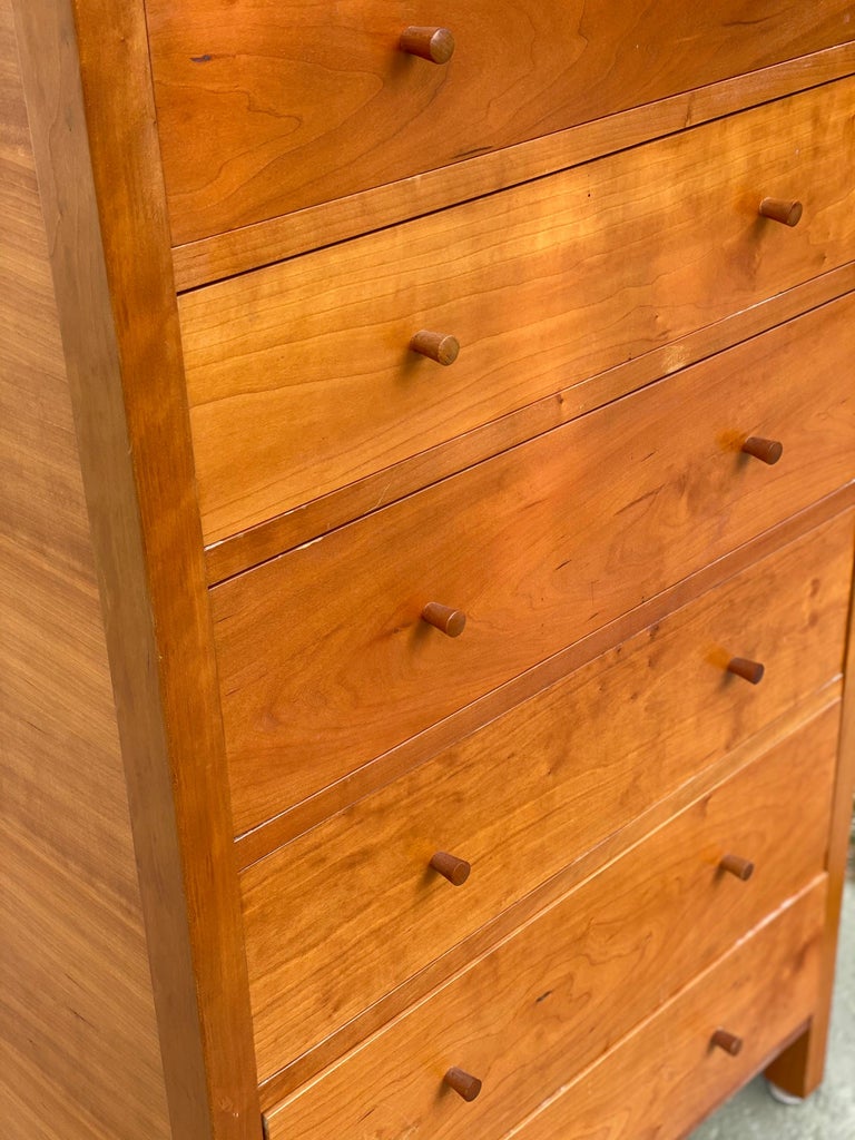 American Cherry Shaker Chest of Drawers For Sale at 1stDibs | cherry ...