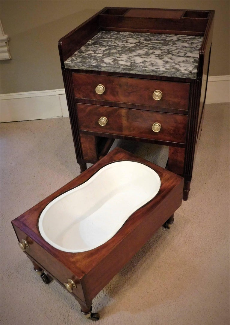 American Classical Commode and Wash Stand, Baltimore, circa 1820 For ...