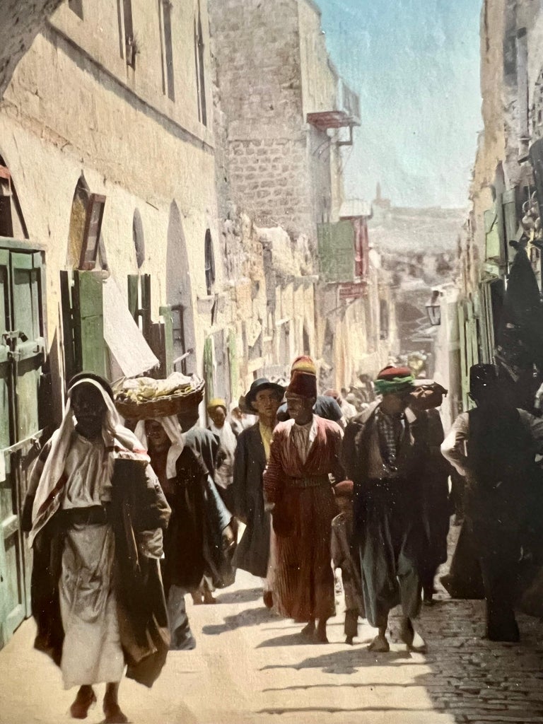American Colony Jerusalem - Vintage Large Albumen Photo Jerusalem ...