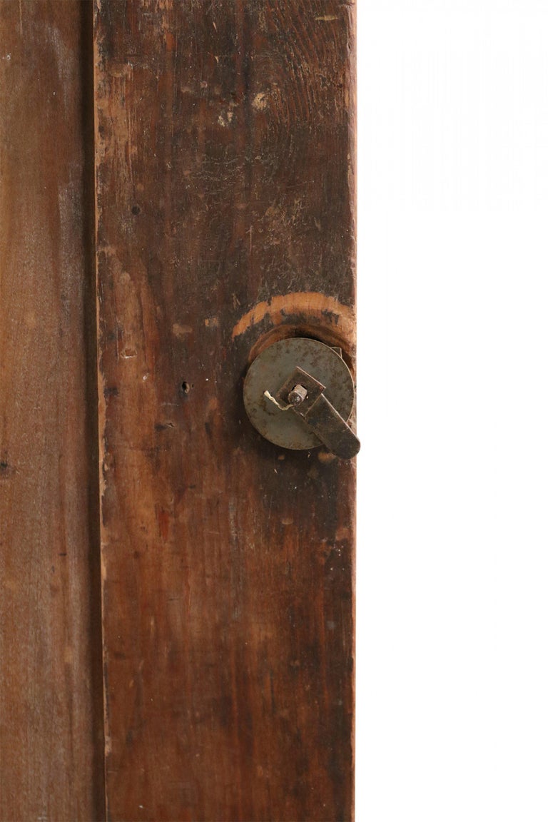 American Country Style Stained Pine Wood Cabinet For Sale at 1stDibs ...
