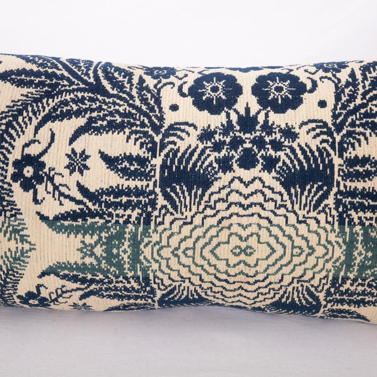American Coverlet Pillow Cover, North America, 19th Century For Sale at ...