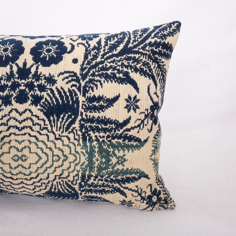 American Coverlet Pillow Cover, North America, 19th Century For Sale at ...