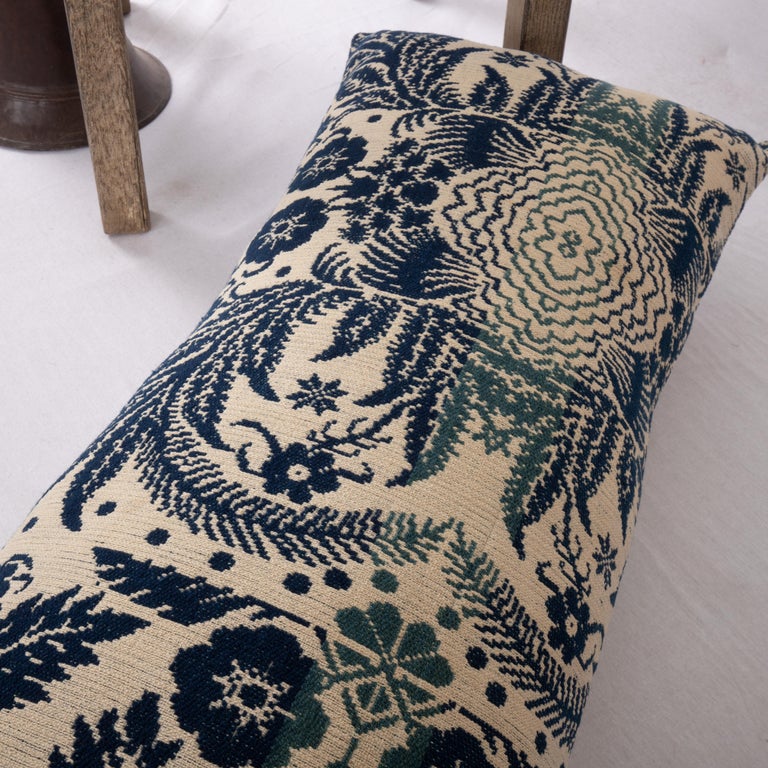 American Coverlet Pillow Cover, North America, 19th Century For Sale at ...