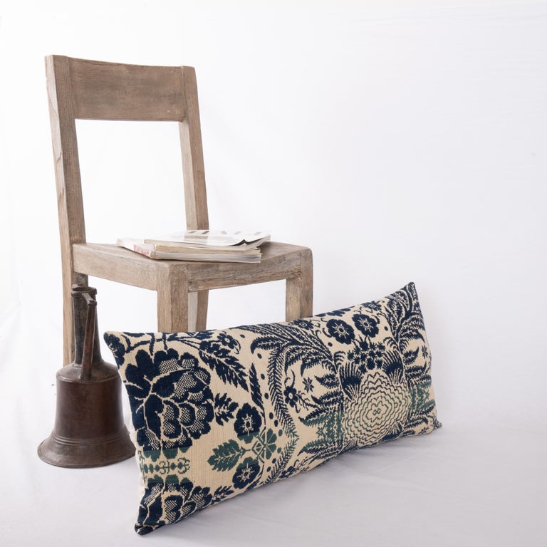 American Coverlet Pillow Cover, North America, 19th Century For Sale at ...