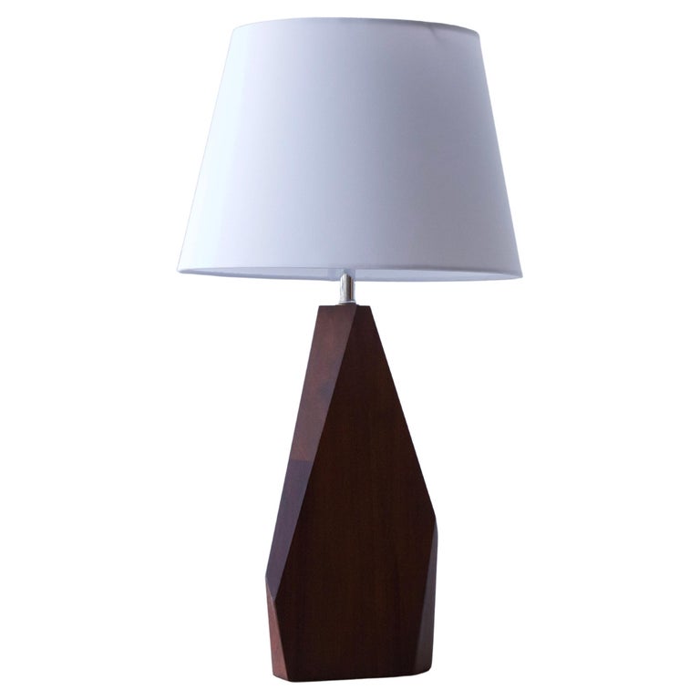 American Craft, Freeform Table Lamp, Walnut, America, 1960s For Sale at ...
