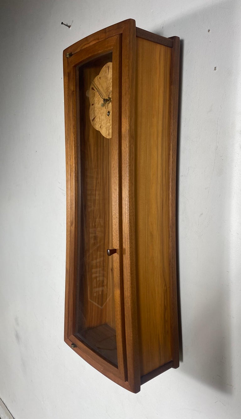 American Craft, Hand Wall Clock ,Scandinavian Modern Design by George ...