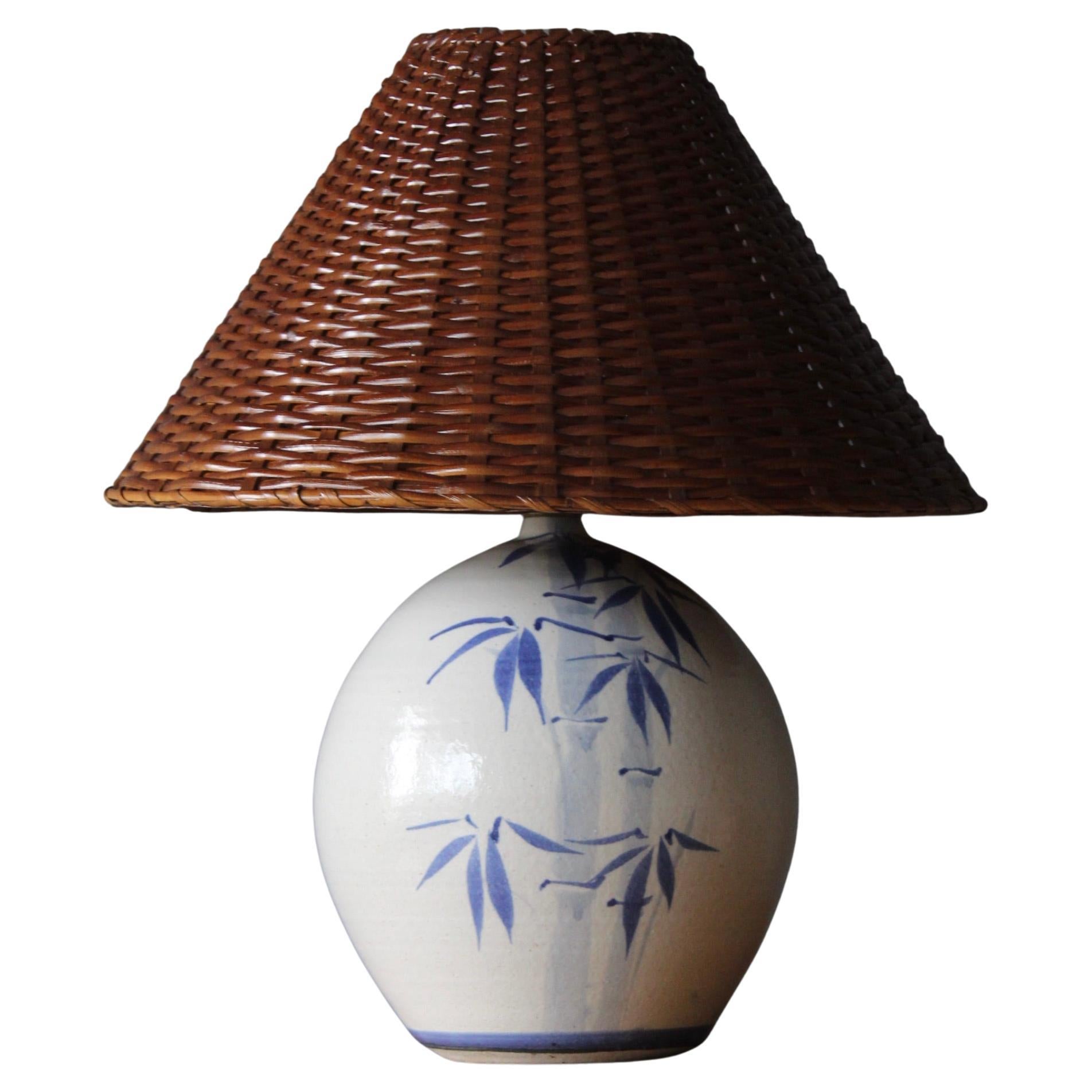 American Modernism, Abstract and Sculptural Table Lamps, Marble, Fabric ...