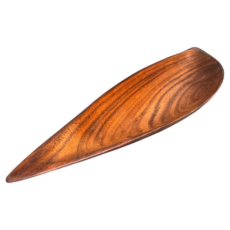 American Craftsman Emil Milan Centerpiece Organic Wood Bowl 20th ...
