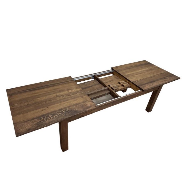 American Craftsman Extendable Chestnut Dining/Conference Table, Made to ...