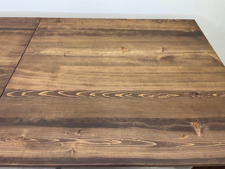 American Craftsman Extendable Chestnut Dining/Conference Table, Made to ...