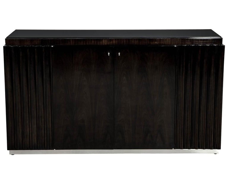 American Designer Fluted Console Buffet Sideboard at 1stDibs