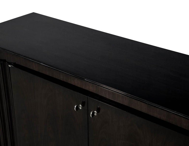 American Designer Fluted Console Buffet Sideboard For Sale at 1stdibs
