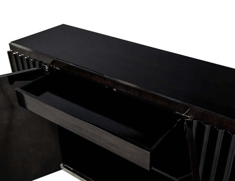 American Designer Fluted Console Buffet Sideboard at 1stDibs