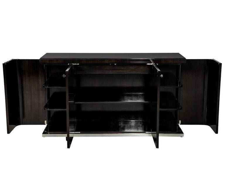 American Designer Fluted Console Buffet Sideboard at 1stDibs