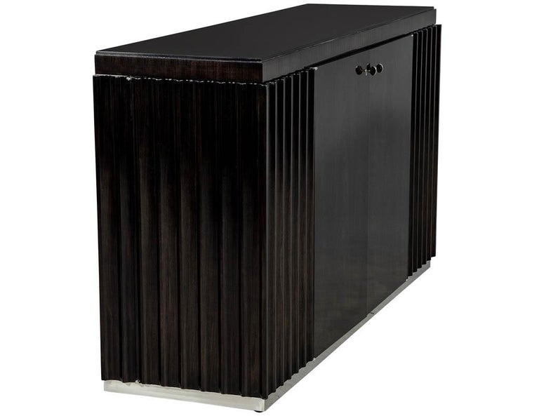 American Designer Fluted Console Buffet Sideboard at 1stDibs