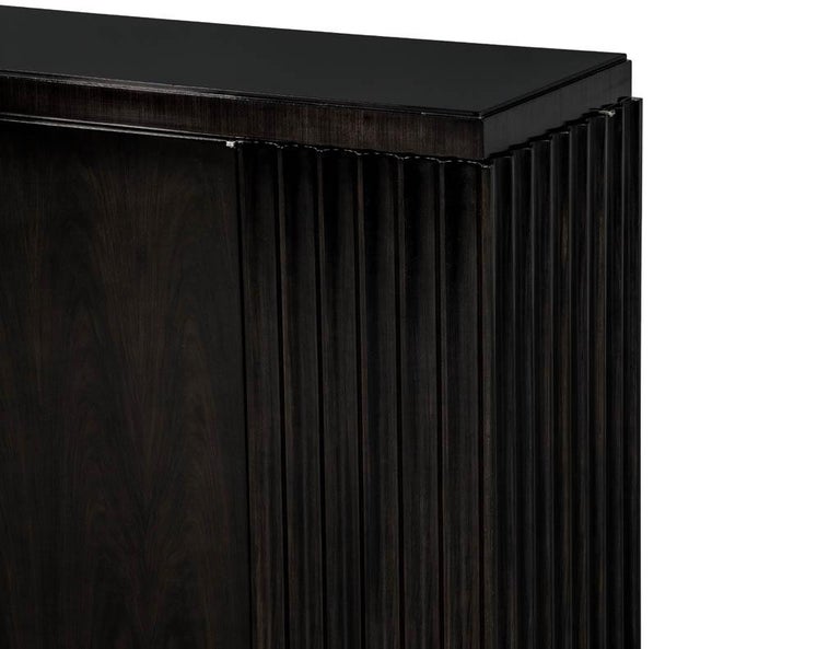 American Designer Fluted Console Buffet Sideboard at 1stDibs