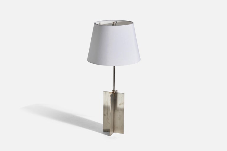 American Designer, Table Lamps, Metal, USA, 1960s For Sale at 1stDibs