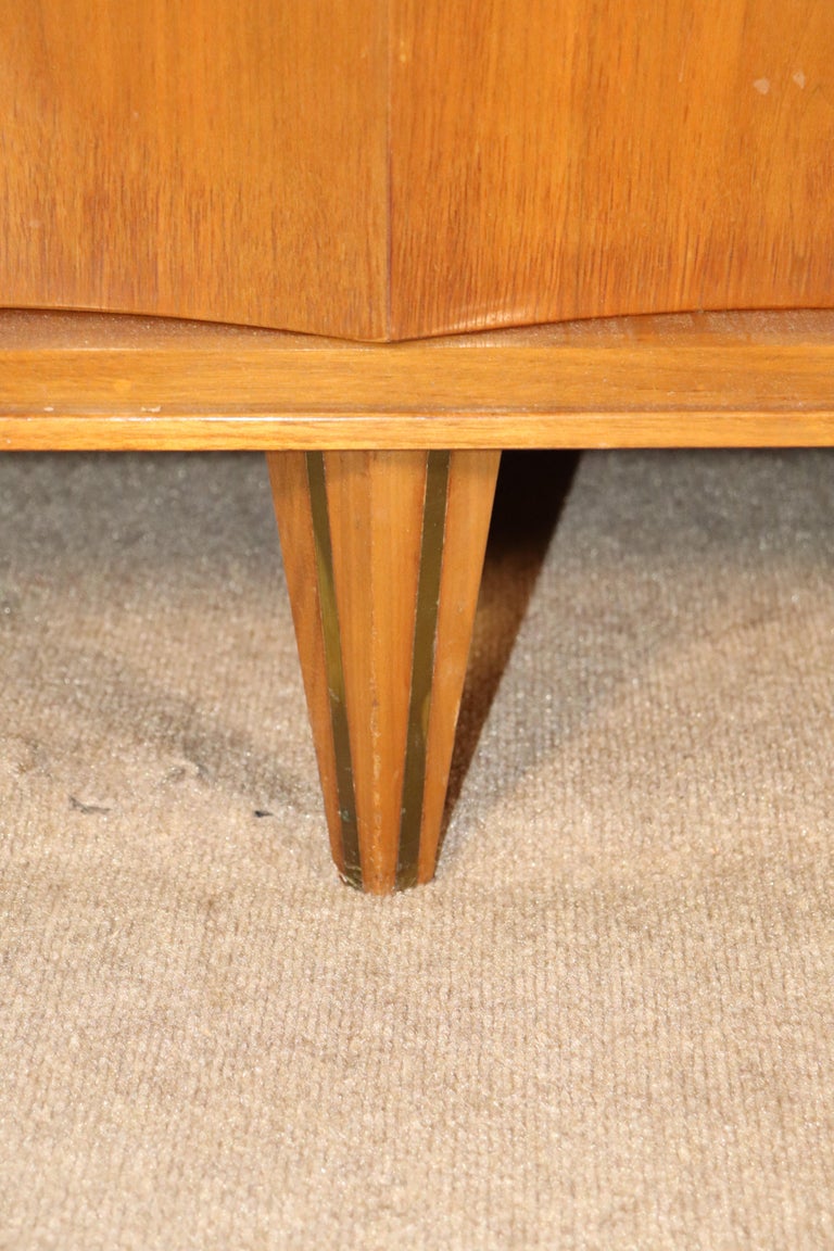 American Dresser w/ Inlay Legs For Sale at 1stDibs