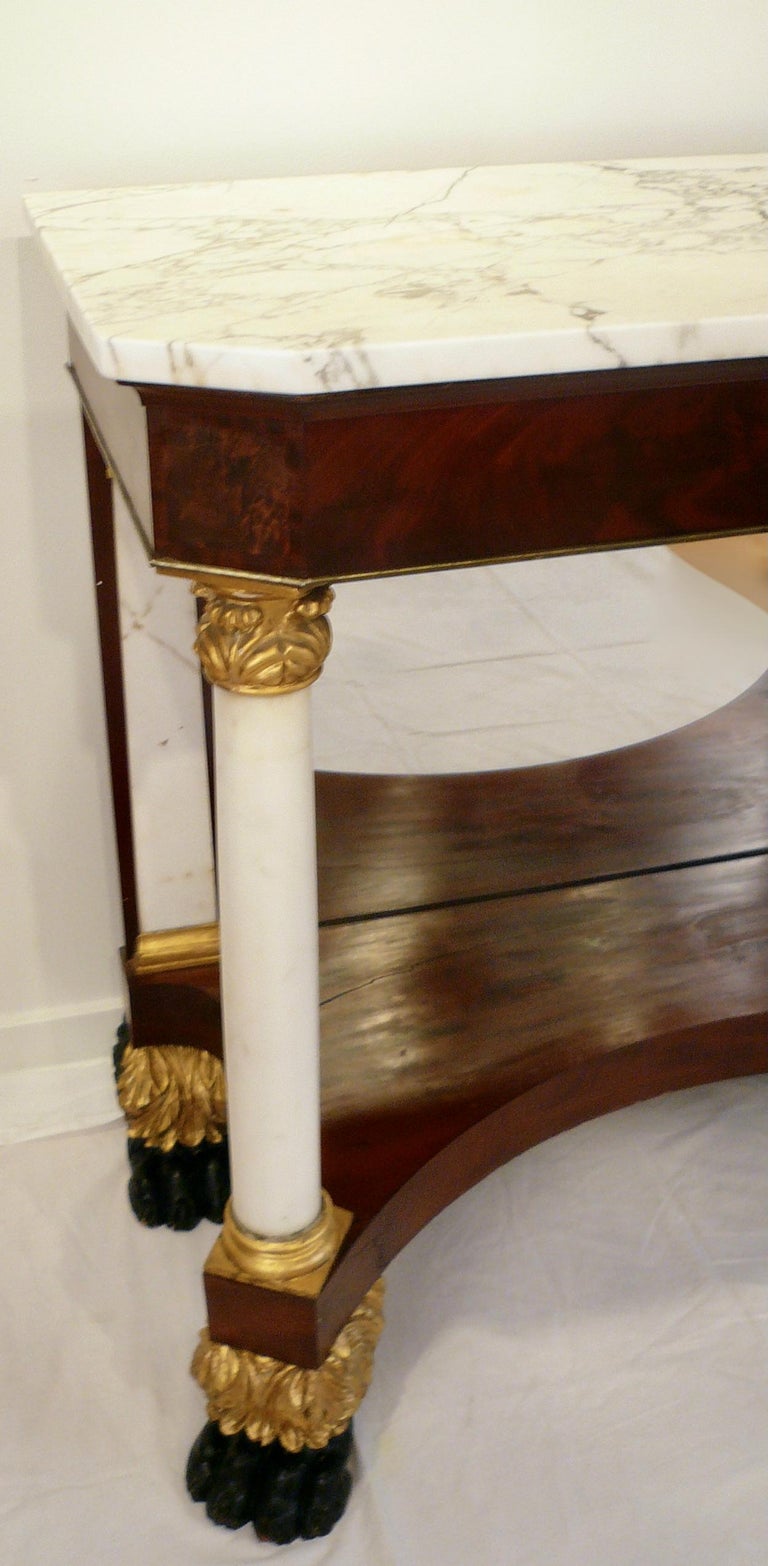 American Empire or Classical Pier Table, New York For Sale at 1stDibs