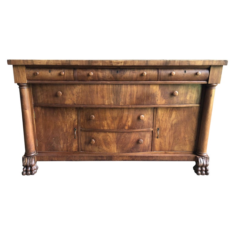 American Empire Sideboard, circa 1870 at 1stDibs