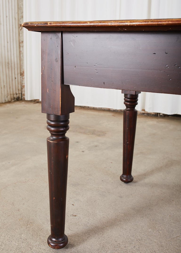 American Farmhouse Work Table for Abercrombie and Fitch For Sale at 1stDibs