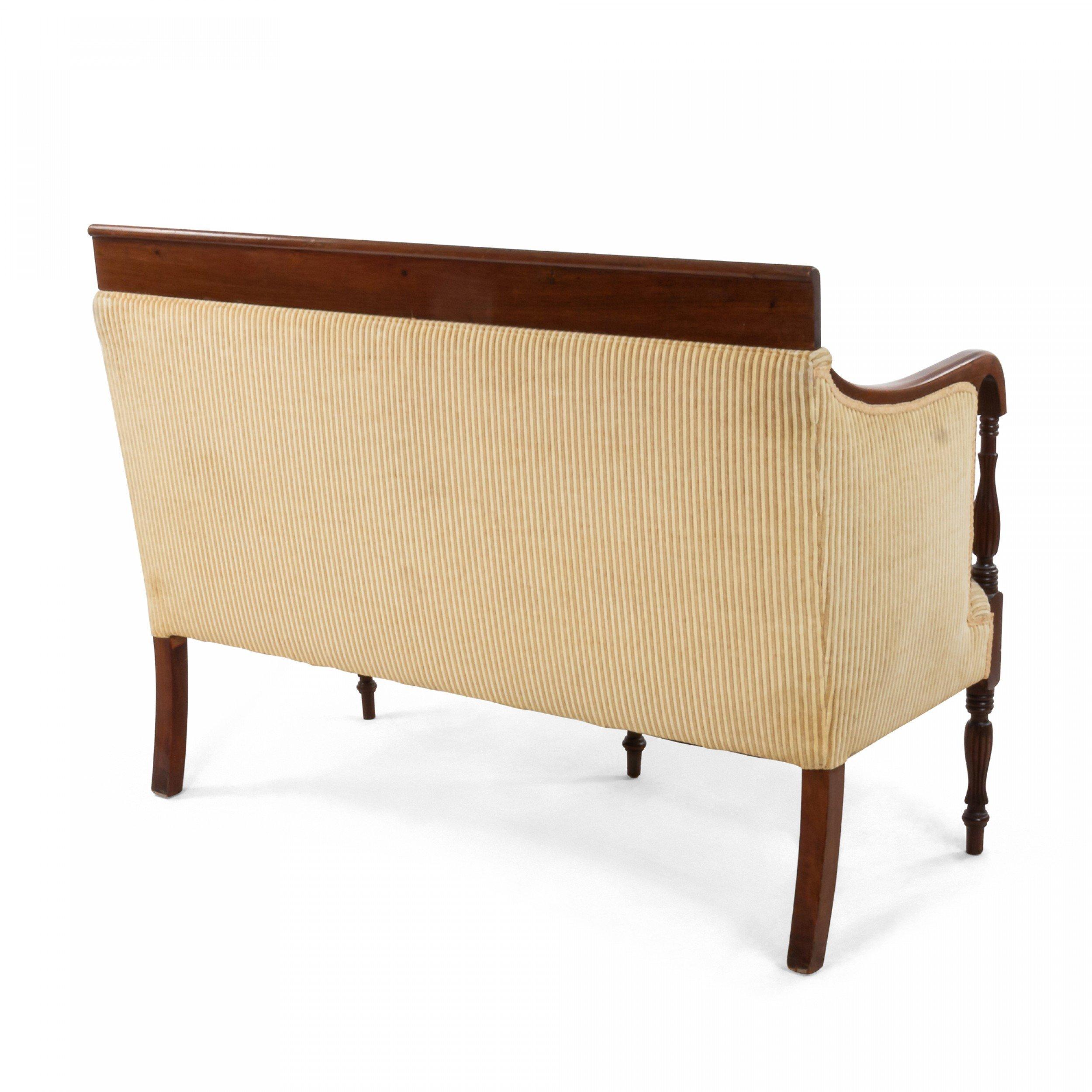 American Federal Sheraton Style Settee For Sale at 1stDibs | sheraton ...