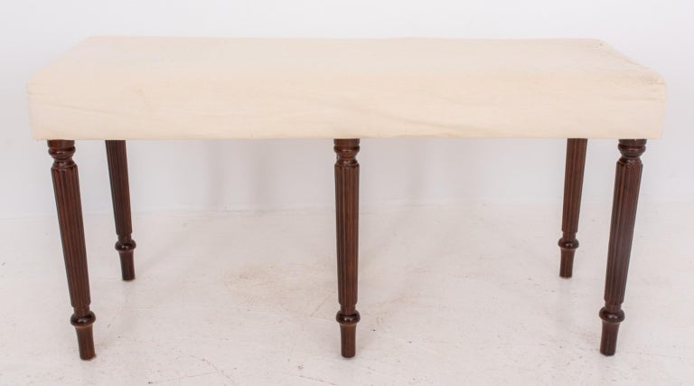 American Federal Style Bench For Sale at 1stDibs