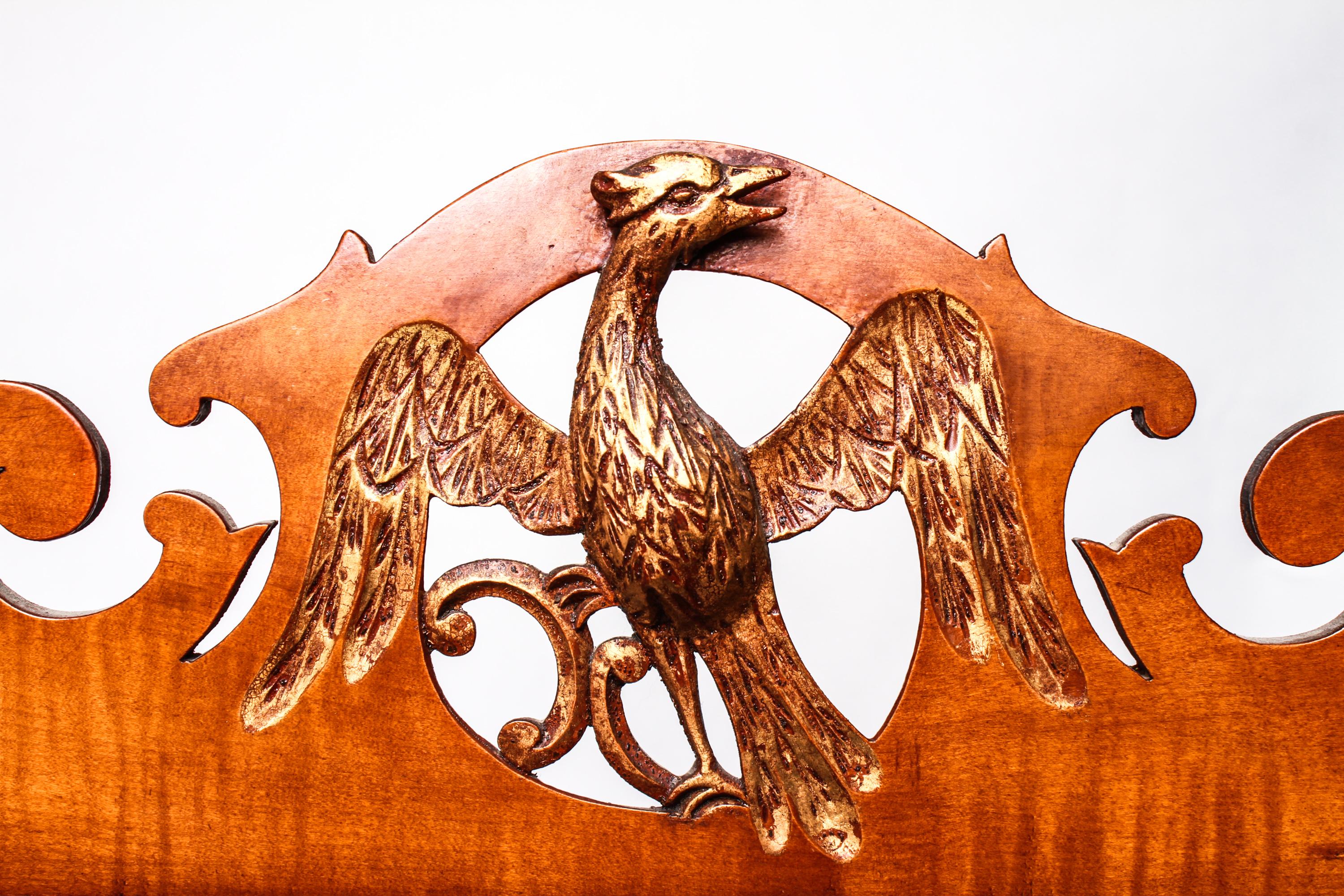 American Federal Style Wall Mirror with Eagle Motif at 1stDibs
