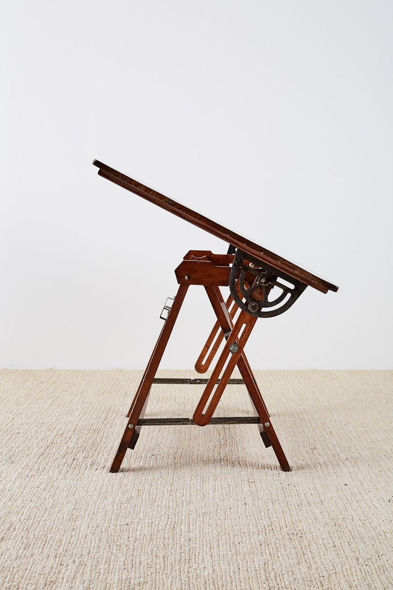 American Folding Drafting Table or Writing Table at 1stDibs