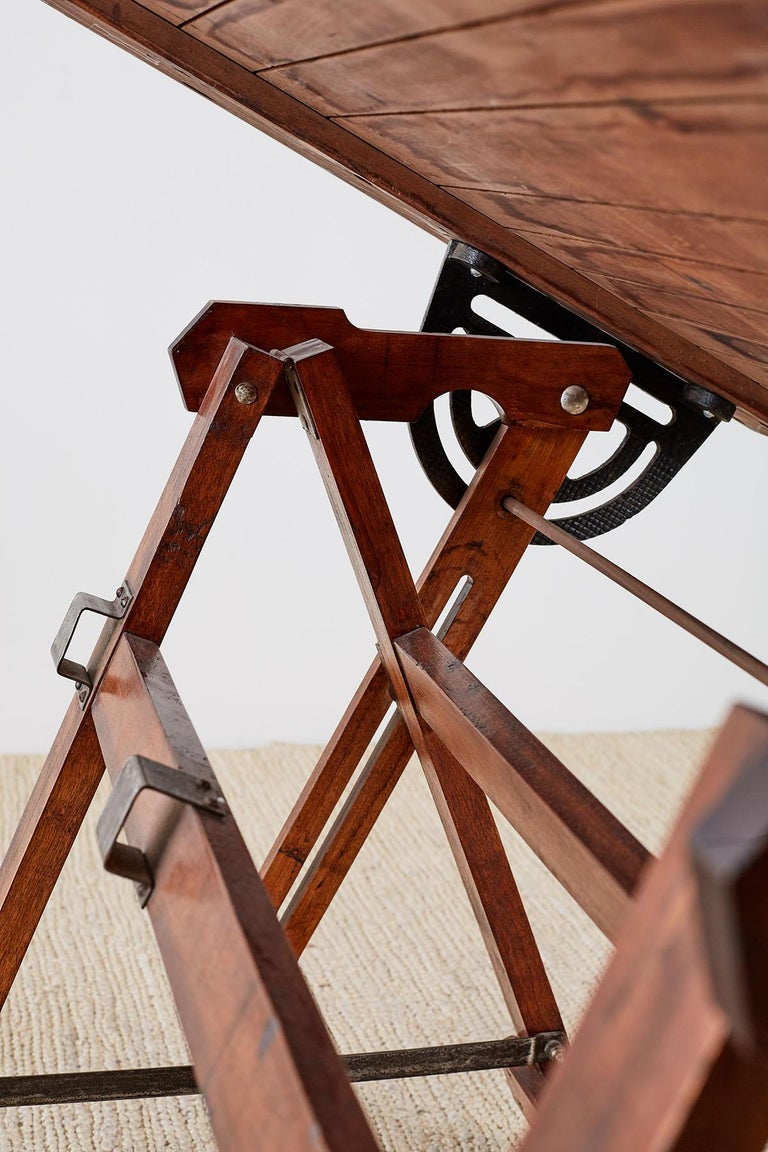 American Folding Drafting Table or Writing Table at 1stDibs